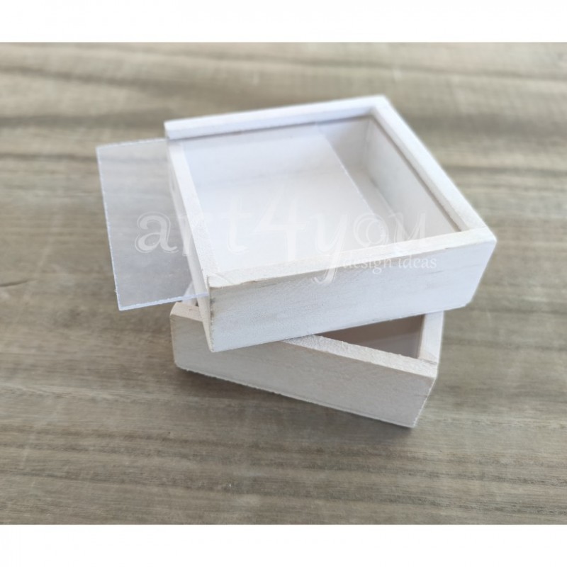 ΝΤΕΚΑΠΕ ΤΕΤΡΑΓΩΝΟ ΚΟΥΤΙ ΜΕ PLEXIGLASS ΚΑΠΑΚΙ